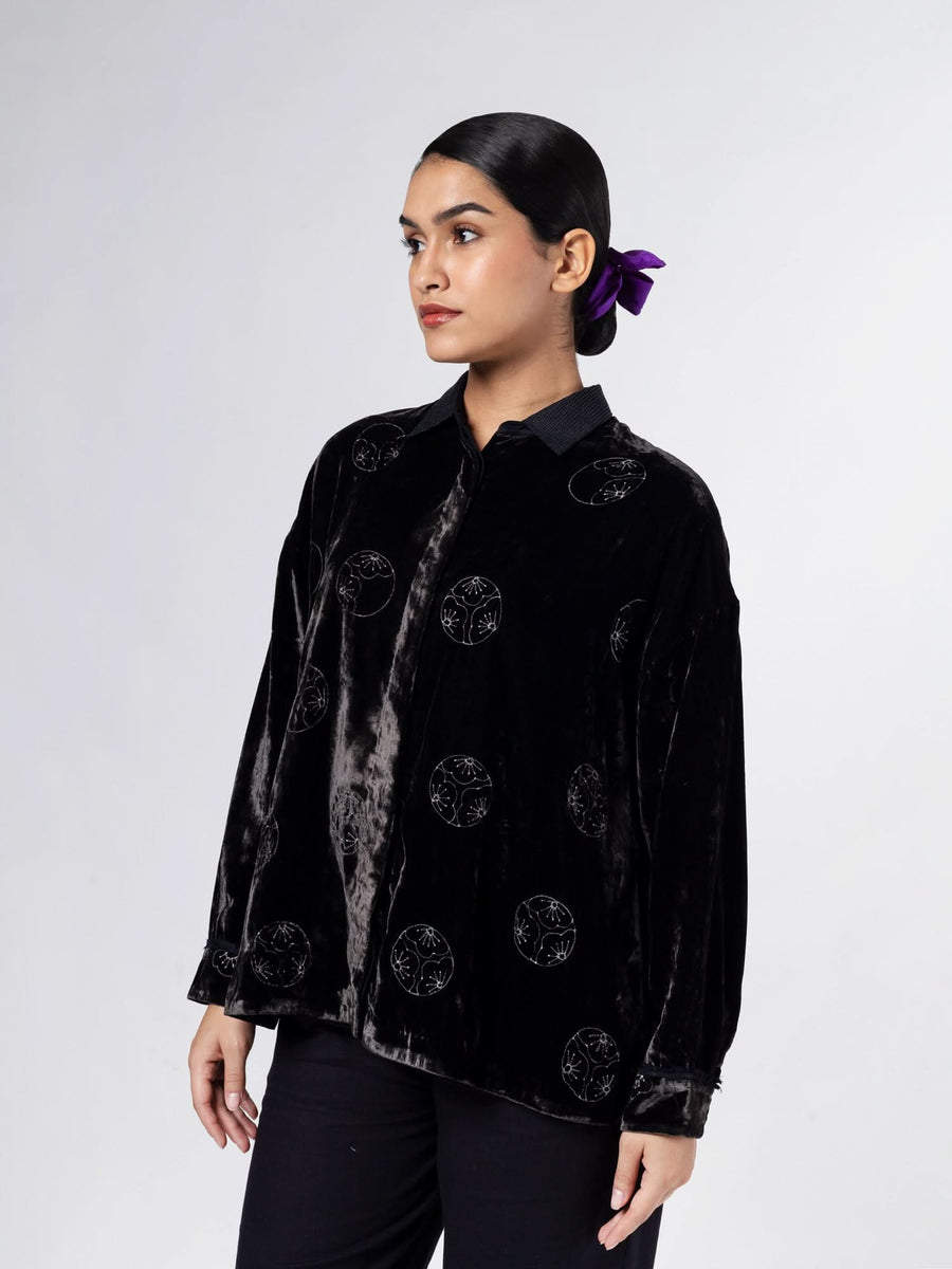 Mami Black Jacket – Shades of India Crafts PVT LTD