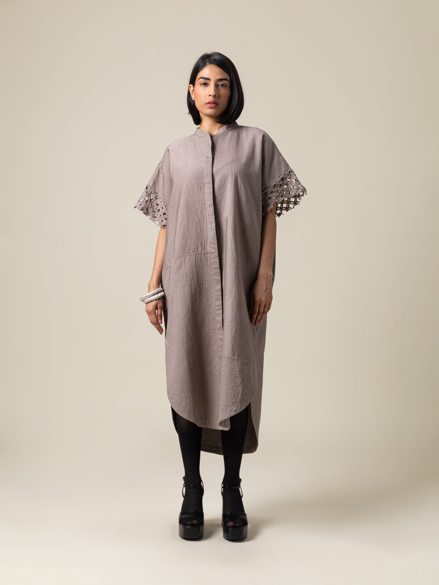 Amber Grey Dress – Shades of India Crafts PVT LTD