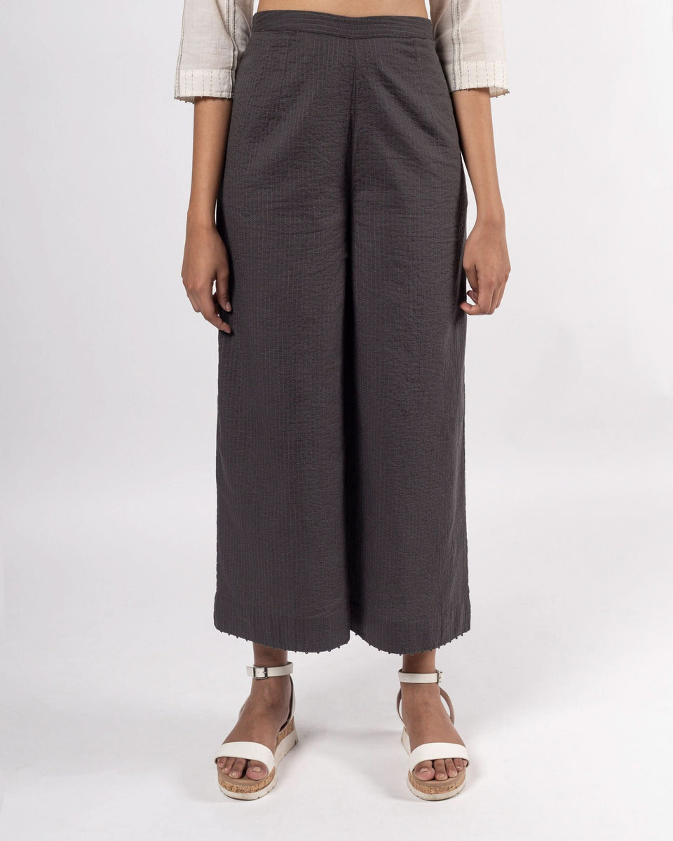 Vanmala Charcoal Trousers – Shades of India Crafts PVT LTD